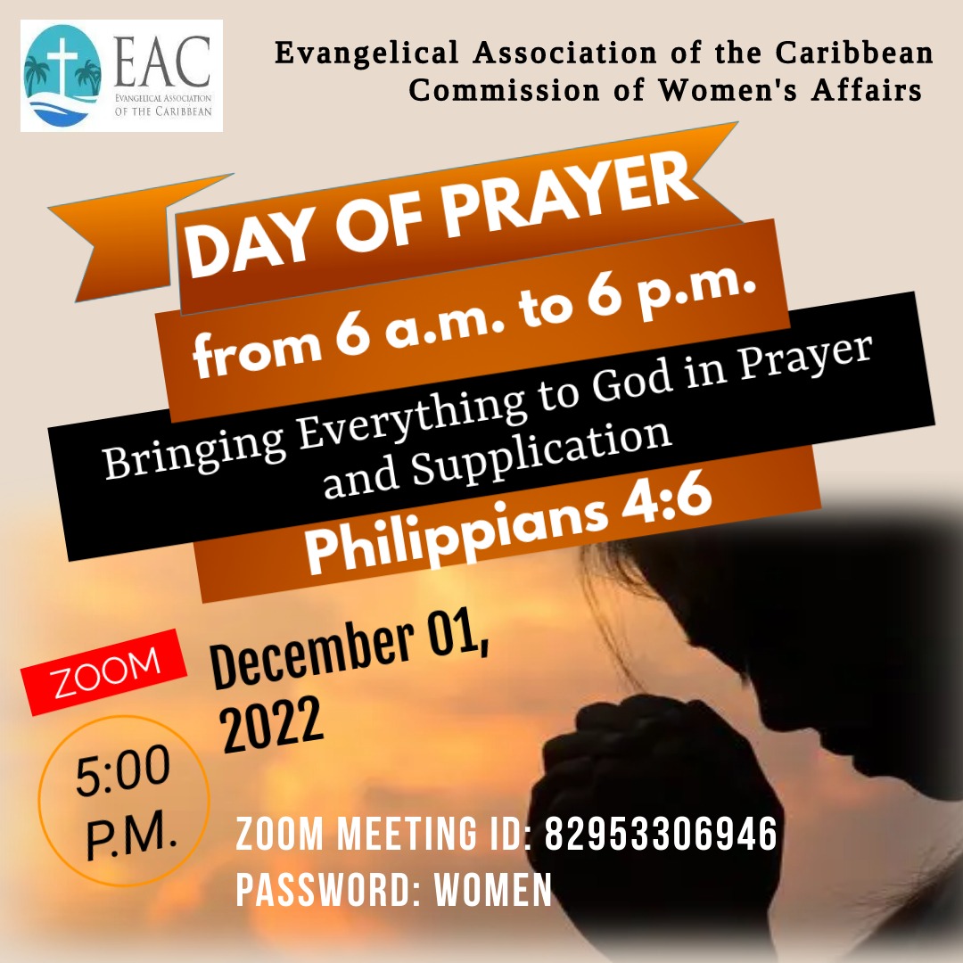 EAC Caribbean Women's Commission Day of Prayer - Evangelical ...